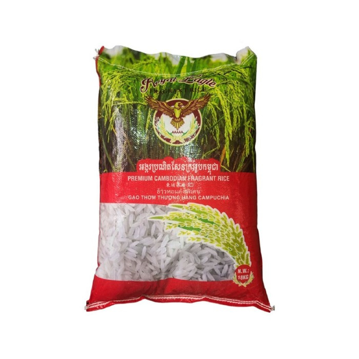JASMINE RICE 18 kg - ROYAL EAGLE | Rice, noodles and mung beans ...